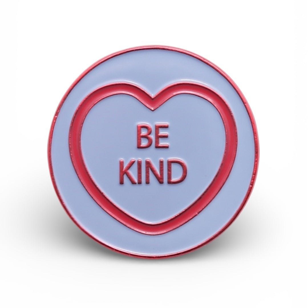 (OS_02) 'Be Kind' Enamel Pin – This Is Now.design